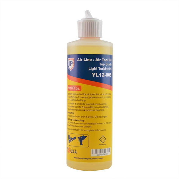 PNEUMATICS YL12-008 AIR TOOL OIL – FLIP TOP LID – 8 OZ. – PACIFIC ...